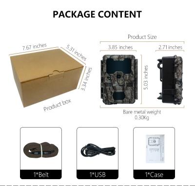 중국 KW865 WIFI 숨겨진 카메라 야외 무선 사냥 카메라 판매용