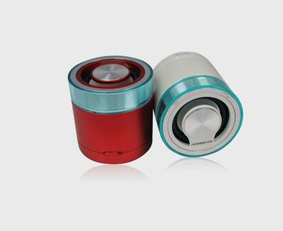 Cina Walkman audiovisivo rotondo dell'altoparlante V2.1+EDR di sport di Bluetooth del suono puro in vendita