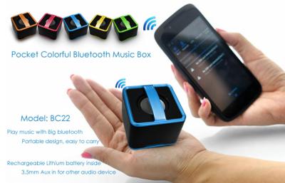 China Stereospreker van Bluetooth van de lithiumbatterij de Draadloze met Miniusb Te koop