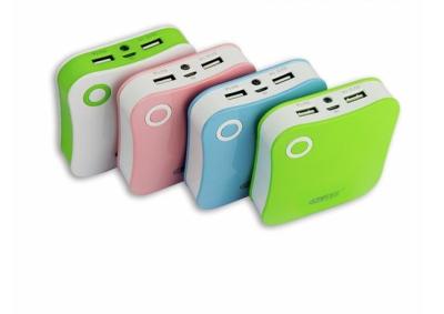 中国 カスタマイズされた青の普遍的な倍 USB Samsung/PPC 力銀行 10400MAh 販売のため