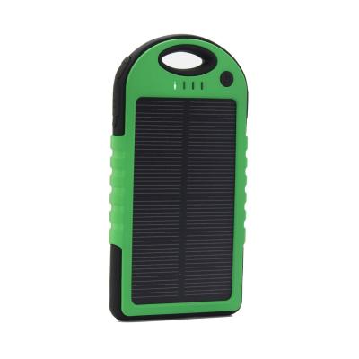 中国 緊急 LED のトーチが付いている多機能の緑 5000mAh の倍 USB 力銀行 販売のため