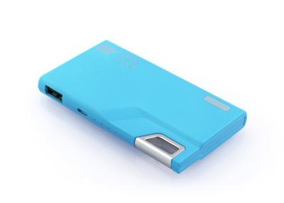 Cina Commutatore di tocco che fa pagare la Banca ultrasottile piccolo 3000mah blu di potere in vendita