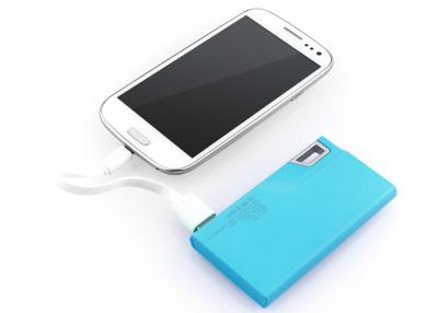 中国 3000mah 接触力銀行のための小さく青い小型 USB の携帯用充電器 販売のため