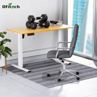 Suppliers Provide 710mm Electric Motor Lifting Walnut Wooden Office Desk for B2B