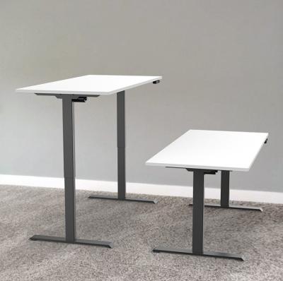 Cina Modern Studio Boss Desk Electric Altezza regolabile con ascensore e design in legno bianco in vendita