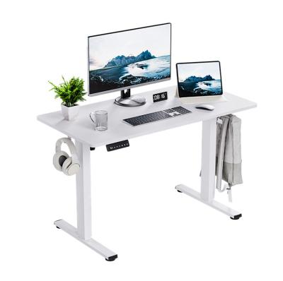 中国 現代デザイン 電動 高さ調整式 PCゲーム コンピュータテーブル ホワイトウッドのボス 販売のため