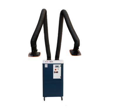 中国 二重適用範囲が広い腕が付いている溶接の発煙の清浄器の集じん器 3kW 販売のため