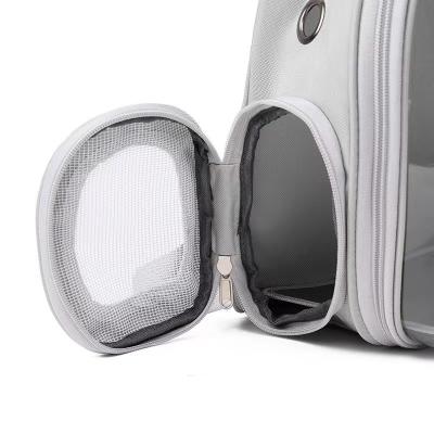 China Portable Space Capsule Pet Carrier Back Pack Breathable Clear Bubble Cat Backpack for sale