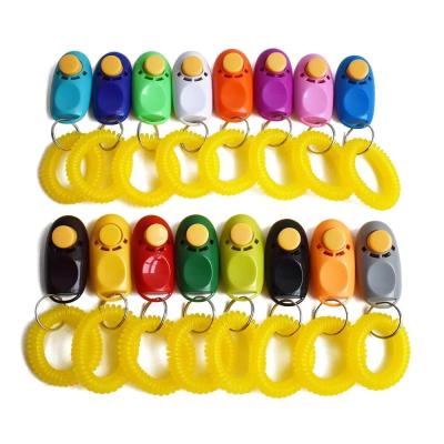 Multi Color Interactive Pet Training Whistle High Tone Plastic Dog Whistle With