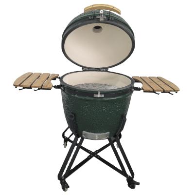 China KIMSTONE Large 28 Inch Kamado Grill Outdoor Kitchen Charcoal Barbecue Grill Smokeless Camping Barbecue Grill for sale