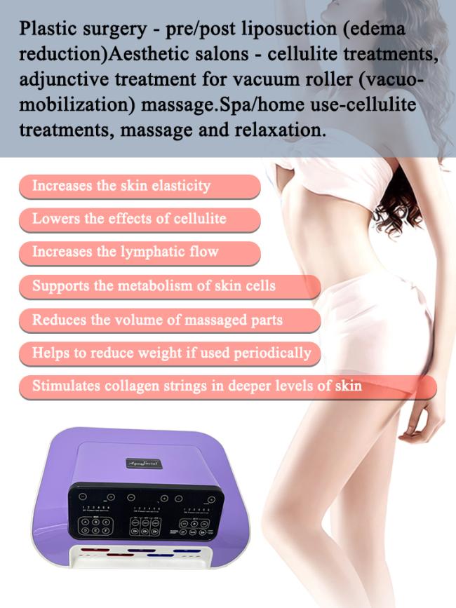 Pressotherapy machine in use