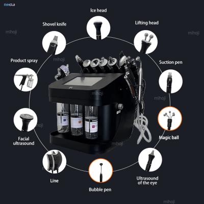 China Professional Hydrafacial Machine with 8/10 Handles 2 Years Warranty and Moisturizing Function for Skin Care for sale