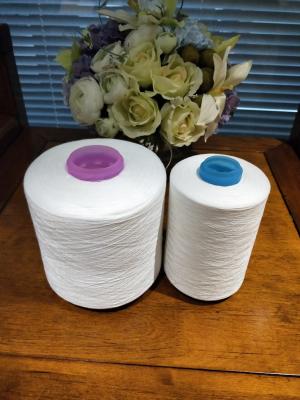China Resistencia de abrasión blanca cruda de coser polivinílica compacta del hilo 29S/2 en venta