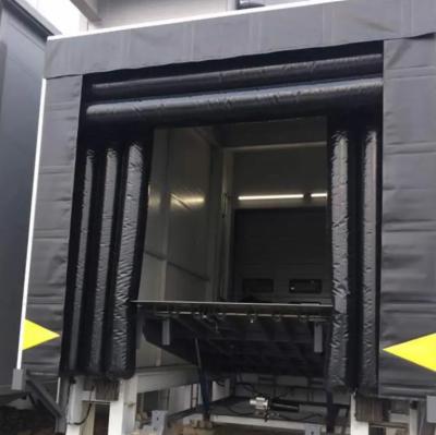 China Tecido de cordão moderno resistente ao desgaste Sistema de carregamento ajustável Abrigo de porta do cais Túnel retrátil Selo do cais Automático de PVC Rite-hit Abrigo do cais à venda