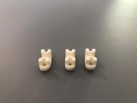 Quality Twisting Frame Alumina 99 Eyelet Alumina Wear Resistant Insulation Device Ceramic Parts for sale