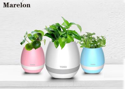 Cina Batteria ricaricabile di Li di tocco dell'altoparlante di Bluetooth di musica del vaso di fiore della lampada astuta della pianta in vendita