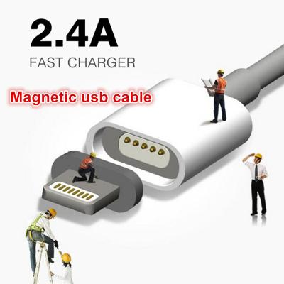 Cina Cavo di dati magnetico veloce eccellente di 2.4A USB per Iphone Samsung Android in vendita
