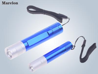 中国 トーチ小型LEDの緊急の懐中電燈のアルミ合金材料19.5X101mmのサイズ 販売のため
