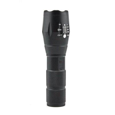 中国 AAA 18650電池の懐中電燈、T6アルミニウムZoomable戦術的なLEDの懐中電燈 販売のため
