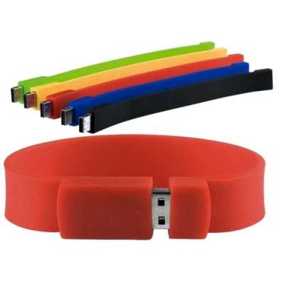 Cina Memoria flash del Usb del braccialetto del silicone, azionamento dell'istantaneo di capacità elevata di polsino 4GB in vendita