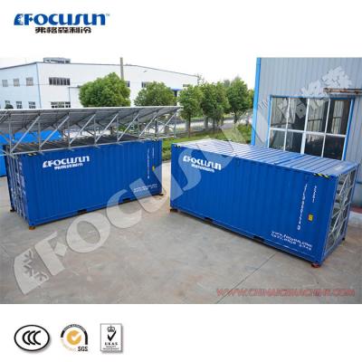 Cina Camera fredda in contenitori con pannello solare a batteria al piombo e controllo video in vendita