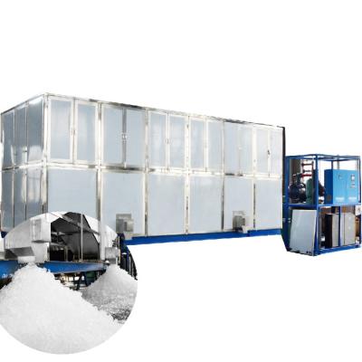 Cina Macchina per la fabbricazione di cubetti di ghiaccio industriali da 20 T per bevande con condensatore di raffreddamento ad acqua in vendita