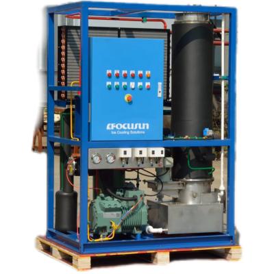 China SUS304 Material 20Kw Focusun 5 Ton Tube Ice Maker para produção industrial de gelo à venda