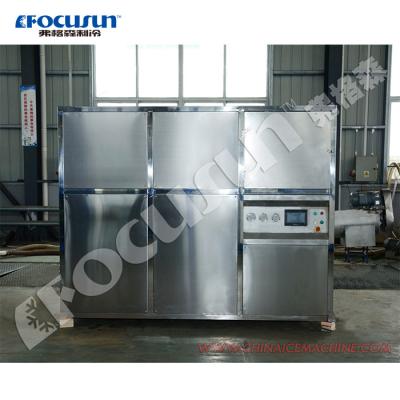 Cina Focusun 1T/2T/3T/5T/10T macchina automatica per il ghiaccio a cubi per 3000 kg/giorno in vendita