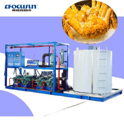 Cina R404A Frigorifero 20 tonnellate Macchina per la produzione di ghiaccio a fiocchi raffreddata ad aria per uso commerciale e industriale in vendita