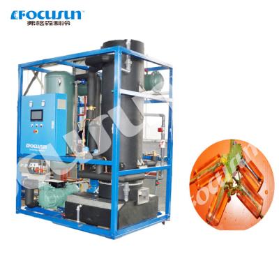 China Focusun 5 Ton Tube Ice Maker SUS304 Máquina de tubos de gelo para a sua produção de bebidas alimentares à venda