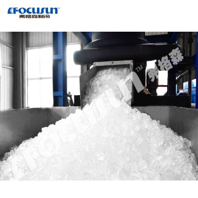 China 220V/440V/380V/460V Tensão 30tons Máquina de gelo de tubo L6000mm X W2200mm X H7075mm Tamanho à venda