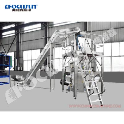 China Máquina de embalagem de gelo totalmente automática para obras de construção L6000mm X W2200mm X H7075mm à venda