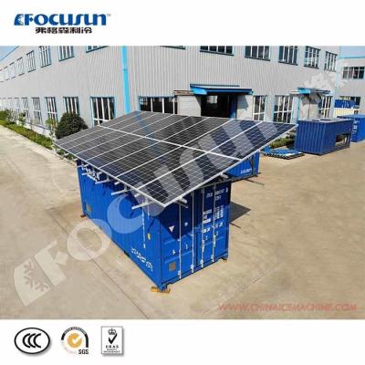 China 5 ton koelcapaciteit Zonne-energiecontainer koelkamer voor groenten Fruit of vis Te koop