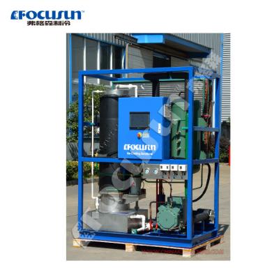 China Máquina de fabricação de tubos de gelo de 5 toneladas com compressor Refcomp e inspecção de saída por vídeo à venda