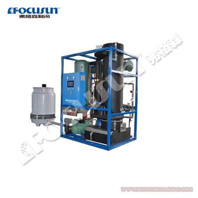 China Máquina de gelo de tubo 3T/5T conveniente 3 toneladas/dia para loja de conveniência e tamanho de gelo D21/28/34mm à venda