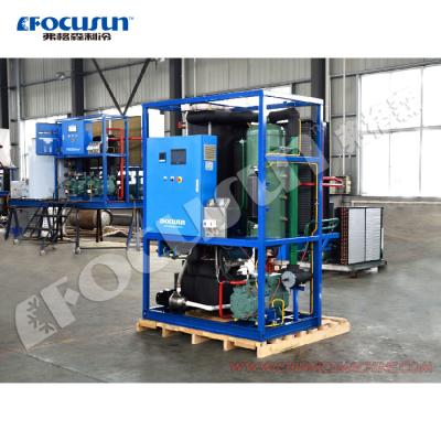 China Focusun Industrial Tube Ice Machine 3000 kg Capacidade de produção diária e desempenho à venda