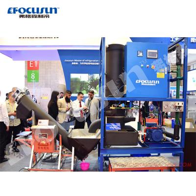China Máquina automática de gelo cilíndrica de 10 toneladas para armazenamento de gelo de capacidade de 10000 kg da FOCUSUN à venda