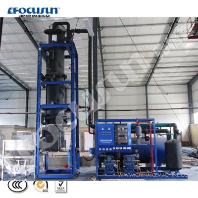 China Máquina de gelo de tubo industrial 15-30T Capacidade 50KW Fornecimento de energia Ideal para clima tropical à venda