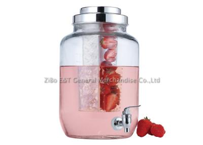 Китай Распределитель напитка 2 галлонов стеклянный с OEM распределителя Infuser/infuser воды продается