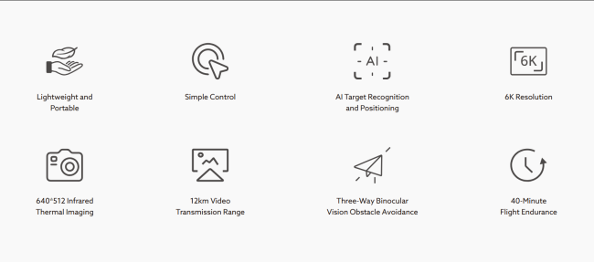 EVO Lite drone specifications