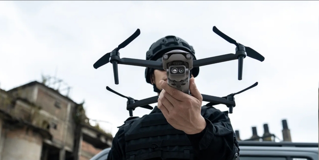 Compact folded drone dimensions