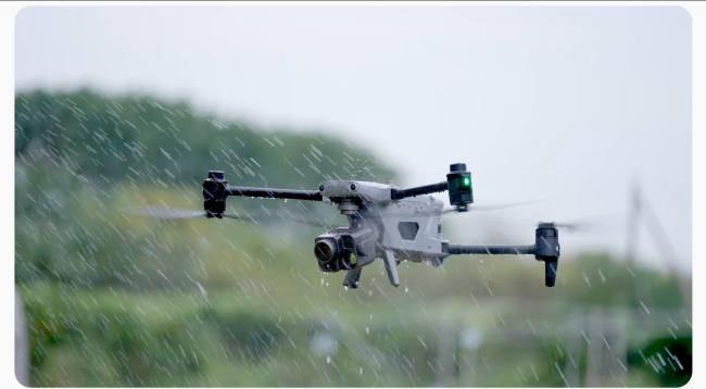 Drone in extreme weather conditions