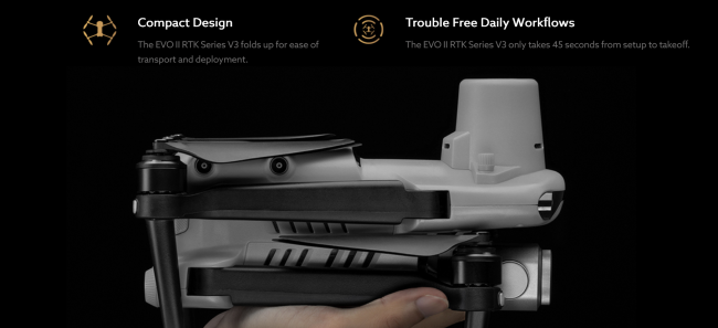 Compact and portable drone design