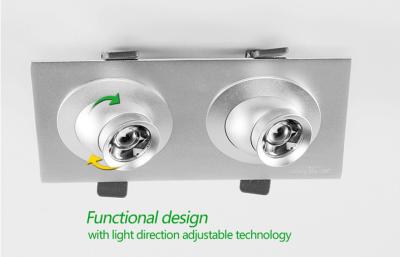 China El proyector 3000K del foco del aluminio 6W LED calienta el blanco, ROHS aprobado en venta
