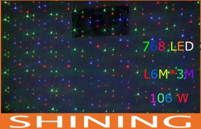Cina 220v/110v 6*3m ha condotto la luce della tenda con il certificato 768L di SAA e di CE/ROHS in vendita