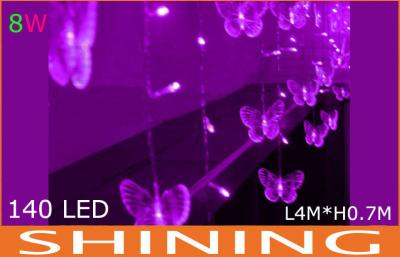 Cina Cavo amichevole del PVC di forma della farfalla della luce della cascata di Eco 110V LED in vendita