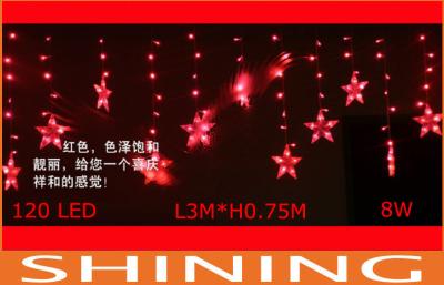China 220V van regelbare Rode LEIDENE de Lamp Gordijnlichten 120pcs voor Huwelijksstadium Te koop