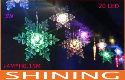 中国 屋外の装飾のための 220V 4m LED のカーテン ライト 50000h 長い生命 販売のため