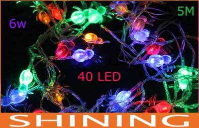 Cina Forma all'aperto del ragno della luce della corda di potere basso 5m LED di ROHS per la festa in vendita