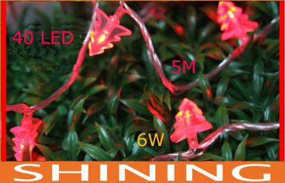 Cina lampade all'aperto 5m su luminose di rosso della luce 40pcs della corda di 220V LED in vendita